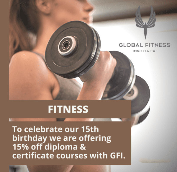 Lockdown Discount Offer – 15% OFF all Global Fitness Institute courses